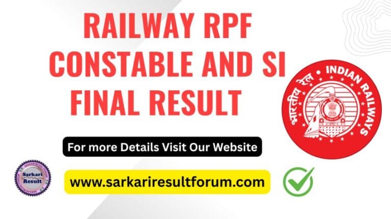 Railway RPF Constable PET/ PMT Admit Card 2024-25 - Rojgar Forum